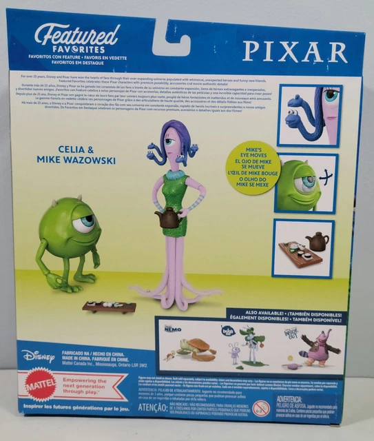 MATTEL DISNEY PIXAR Featured Favorites monsters inc Celia and Mike ...