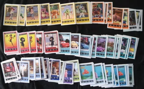 CARDS ESSELUNGA DISNEY Pixar Serie Nemo-The Incredibles E Ratatouille ...