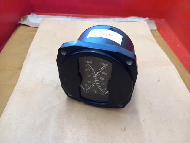 AIRCRAFT PARTS BAE NIMROD AFT CABIN TEMPERATURE DUAL INDICATION GAUGE £ ...