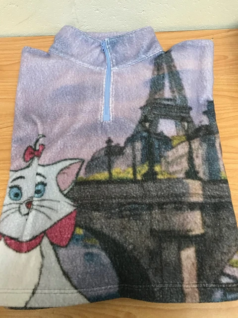 DISNEY LADIES' SWEATSHIRT Marie, The Aristocats Ann Shen Zip Neck ...
