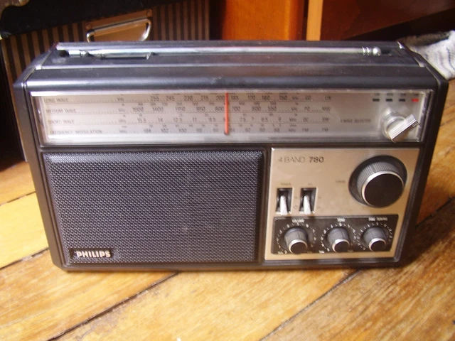 POSTE DE RADIO vintage PHILIPS "780" fin années 70 EUR 100,00 - PicClick FR