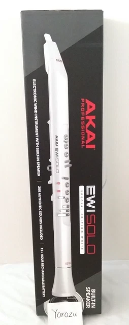 NEW AKAI EWI Solo White Digital Wind Instrument Synthesizer Special ...