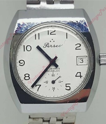 RARO OROLOGIO PERSEO FS Ferrovie Dello Stato Anni 70 Vintage 35mm ...