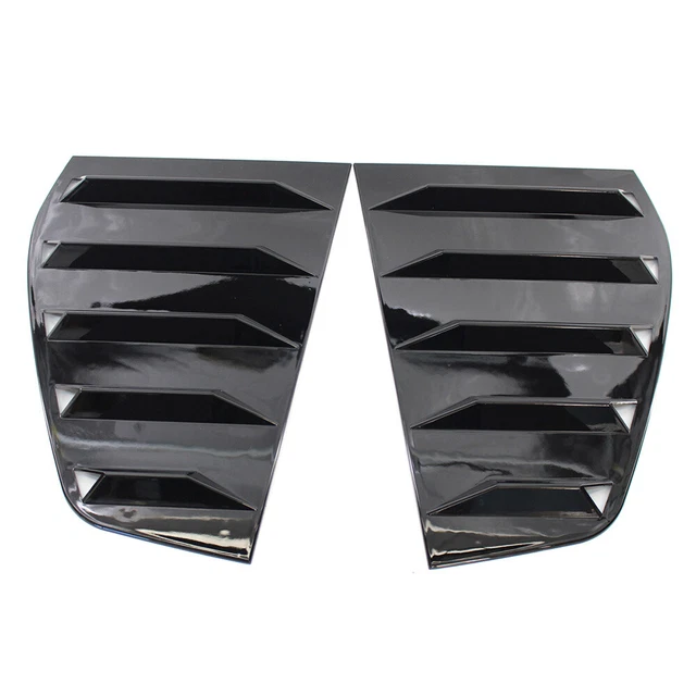 REAR TRIANGULAR WINDOW Louvers Scoop ABS Shiny Black For VW Golf 6 £39. ...