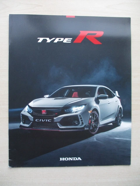 HONDA CIVIC TYPE R / Type-R FK8 UK Sales Brochure (2017) £14.89 ...