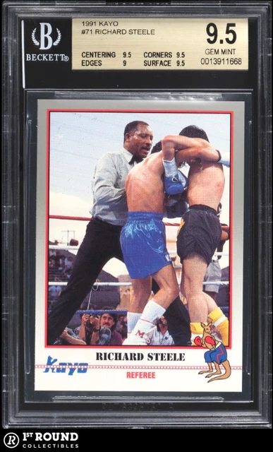 CARTE RECRUE RICHARD Steele RC BGS 9.5: 1991 Kayo Boxing POP 2 EUR 58 ...