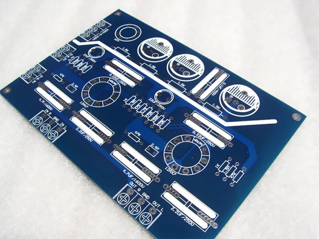 HIFI STEREO TUBE Preamp Bare PCB Board Base On QUAD 22 Preamplifier ...