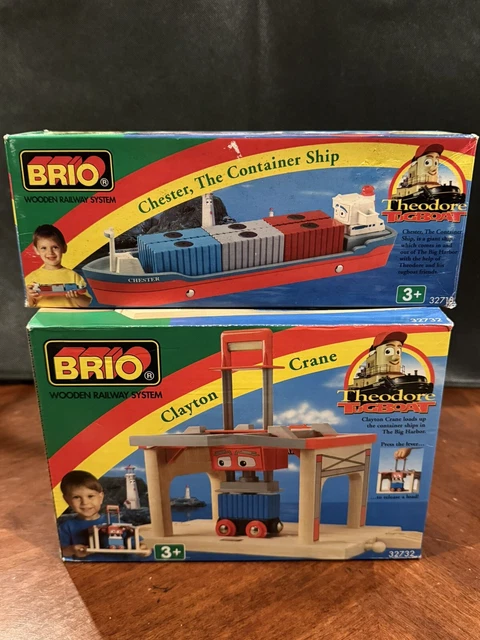 BRIO THEODORE TUGBOAT CHESTER Container Ship FULL CARGO SET & Clayton ...