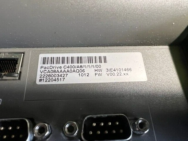 SCHNEIDER ELECTRIC ELAU PacDrive C400/A8/1/1/00 VCA08AAAA0AQ06 £3,077. ...