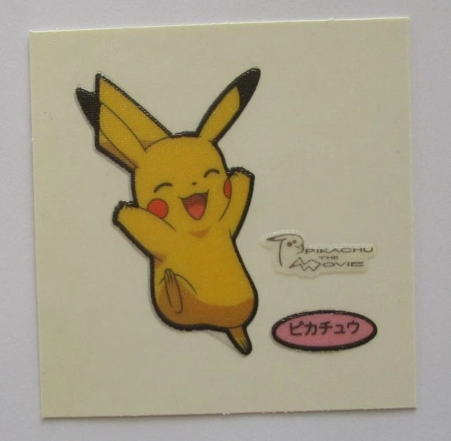 PIKACHU POKEMON DAIICHI Pan Decochara Seal Part 133 Sticker 2013 Bread ...