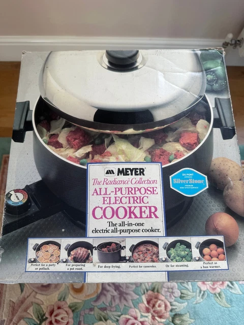 VINTAGE MEYER RADIANCE Collection Electric Cooker w/Accessories £59.95 ...