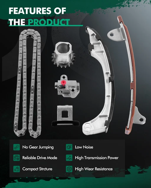 TIMING CHAIN KIT For Toyota Camry for Highlander 09-15 2.5L 2.7L 2ARFXE ...