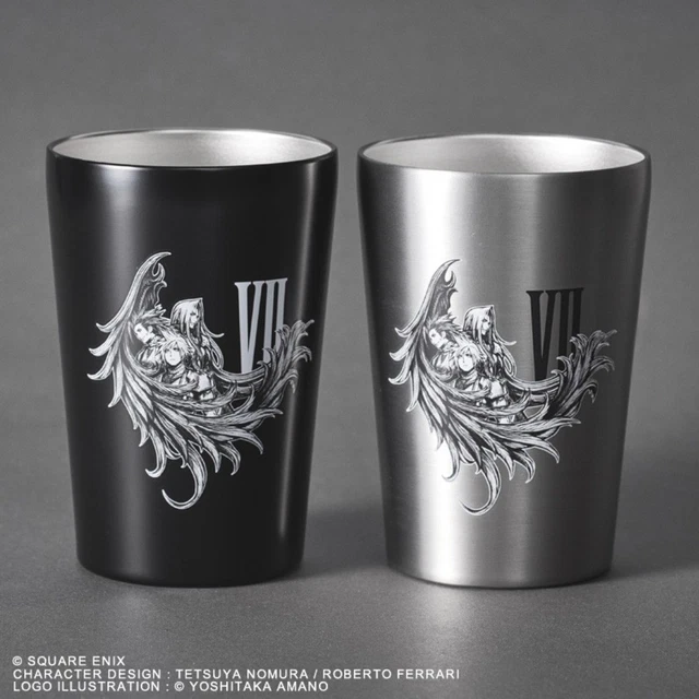 FINAL FANTASY VII Remake Intergrade Coffee Tumbler Black Silver Limited ...