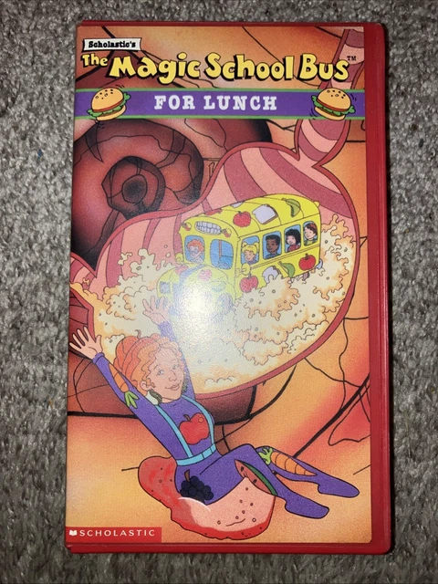 MAGIC SCHOOL BUS, The - For Lunch (VHS, 1995, Clam Shell) £8.95 ...