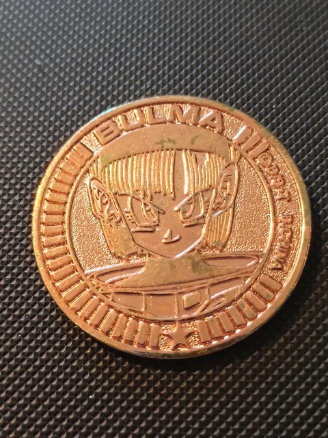 COIN PIECE MEDAL Medaille Bulma Dragon Ball Dbz 2004 Collector Bandai ...