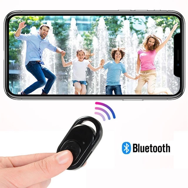 UNIVERSAL WIRELESS SHUTTER Release Mini Remote Control for iOS Android ...