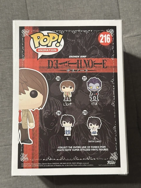 FUNKO POP LIGHT Death Note 216 Anime Animation $198.00 - PicClick CA