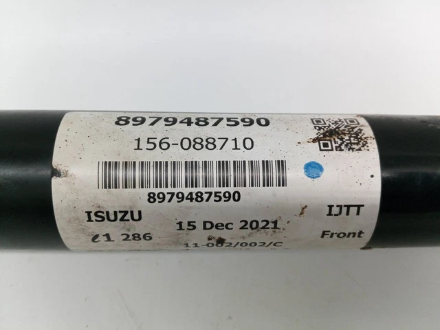 ISUZU D-MAX PROP Shaft Front 1.9 Dl20 Dl40 Manual 2021-2023 8979487590 ...
