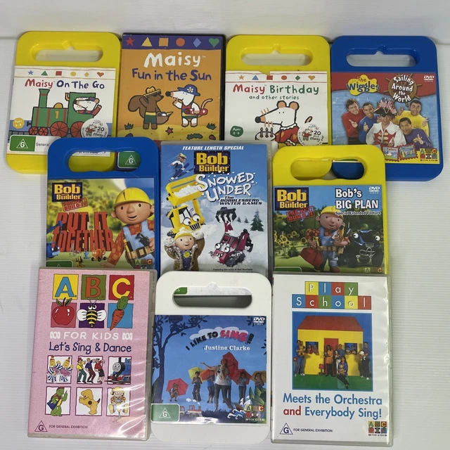 CHILDREN KIDS BUNDLE Assorted 10x Movies DVD Bulk R4 Maisy Bob The ...
