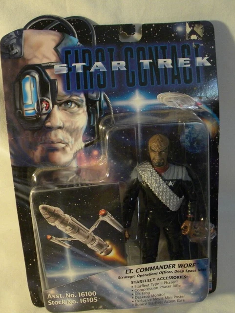 FIGURINE ARTICULÉE STAR Trek First Contact Lt Cmdr Worf 6 pouces #16105 ...