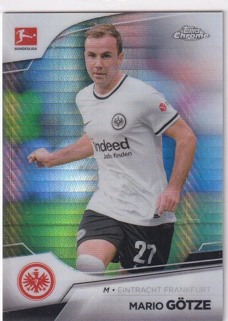 TOPPS 2023 BUNDESLIGA Chrome Numéro 36 Mario Idol Hyper Réfracteur 68/ ...