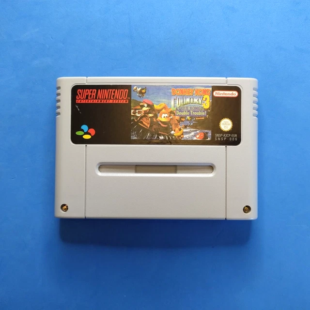 DONKEY KONG COUNTRY 3 Super Nintendo Snes Pal Eur solo cartuccia EUR 30 ...