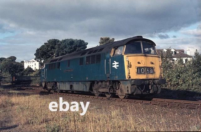 ORIGINAL 35MM COLOUR Railway Slide of Class 52 Western D1068 at ...