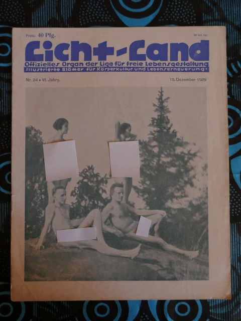 NATURISME,FKK, NUDISM: LICHT-LAND Magazine Naturiste Heft 24, VI ...