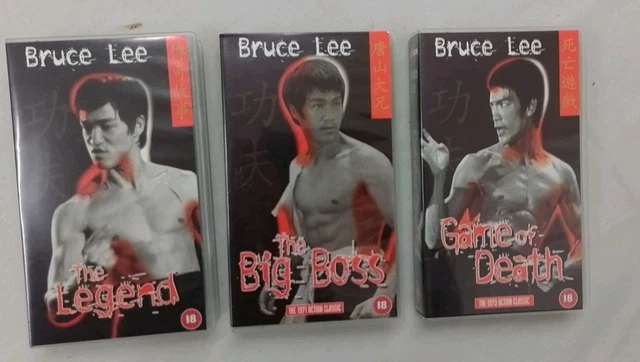 BRUCE LEE TRIPLE Box Service VHS Video Tape Like New £23.58 - PicClick UK