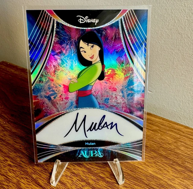 2025 DISNEY KAKAWOW Aura Mulan Signature Auto Case Hit 71/100 £363.72 ...