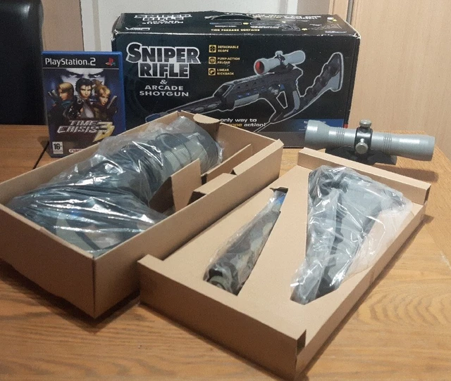 SONY PLAYSTATION 2 Ps2 Sniper Rifle Arcade Shotgun Light Gun £20.00 ...