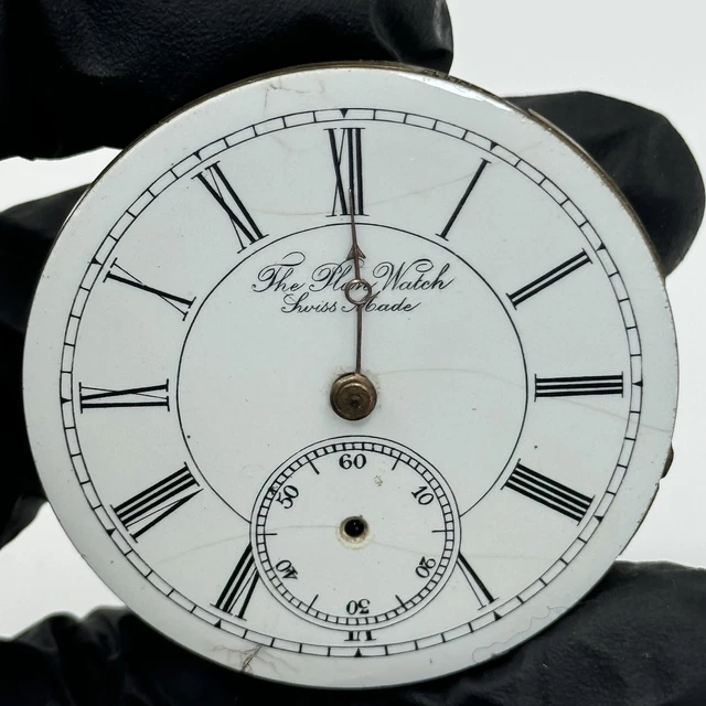 MONTRE DE POCHE Swiss Made Patent 8092 Avec Mouvement De 45Mm ...