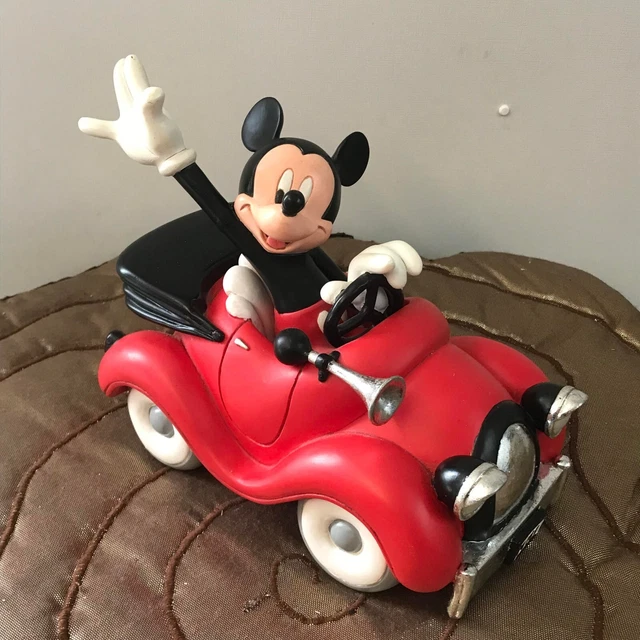 DISNEY MICKEY MOUSE in Car Resin Statue Figurine repaired £65.00 ...