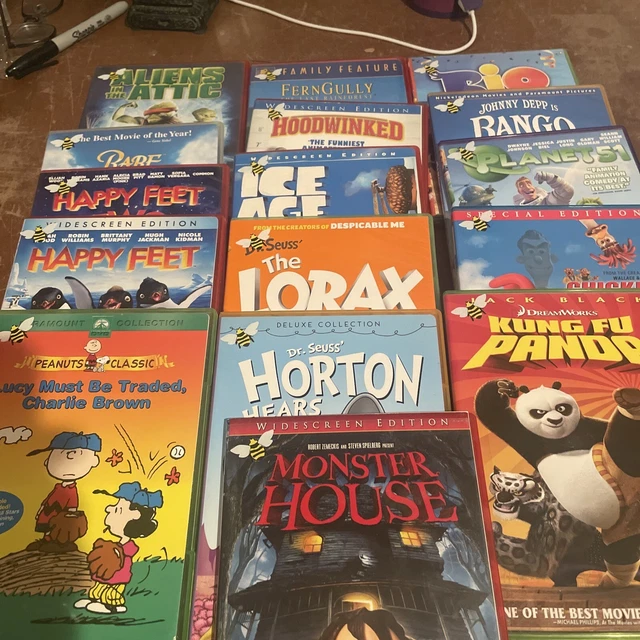 LOT OF 16 Children Kids ANIMATED Cartoon DVD Lot - DreamWorks £22.49 ...