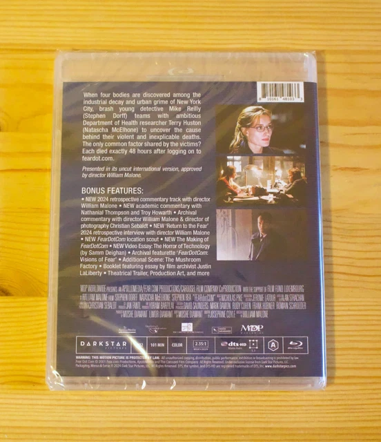 FEARDOTCOM BLU-RAY DARK Star Vinegar Syndrome Limited Edition w ...