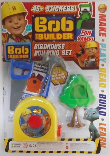 BOB THE BUILDER magazine #310 2025 Read Play Make, Stickers +Birdhouse ...