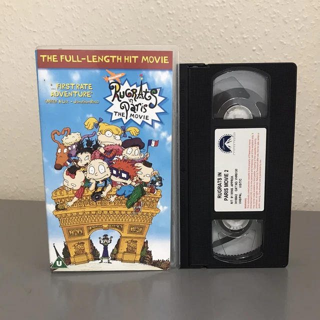 RUGRATS IN PARIS The Movie - Vhs Video - Nickelodeon / Promo Sample ...