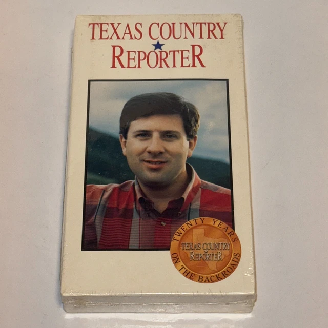 TEXAS COUNTRY REPORTER VHS Videotape 20 Years on the Backroads 1992 Bob ...