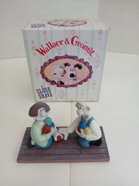 WALLACE AND GROMIT figures. A Close Shave Wallace meets Wendolene. With ...