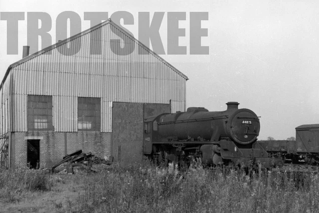 LARGER NEGATIVE BR British Railways Steam Loco 44825 Class 5MT Banbury ...