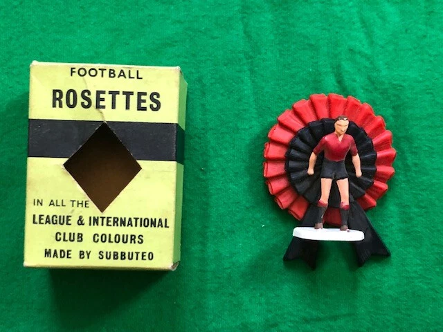 GENUINE VINTAGE SUBBUTEO Crewe Alexandra & Bournemouth Football Rosette #14 Rare £30.00 ...