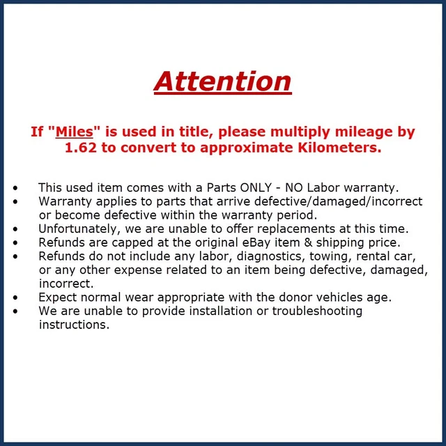 2016-2022 HONDA HR-V Loaded Beam Axle Assembly 28K Miles OEM $594.00 ...