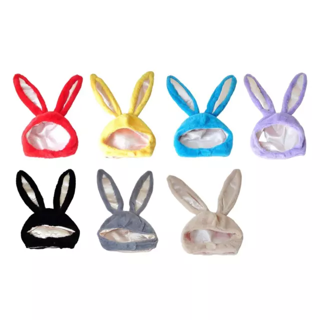 Bunny Ears Hood Hat Cotton Cozy Funny Props Cute For Selfie Xmas New