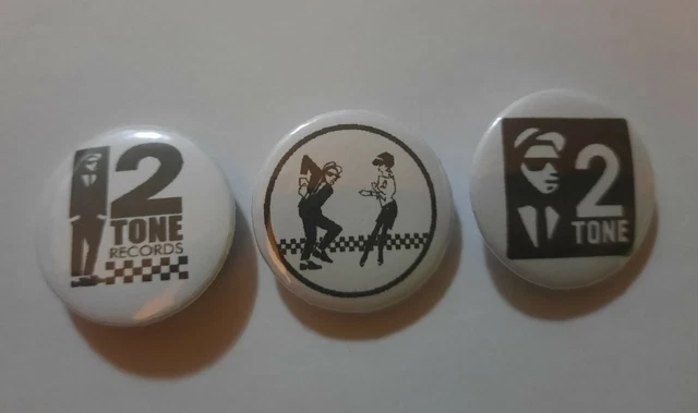 2 TONE RECORDS SKA MOD BAND BADGE SET x 3 £2.99 - PicClick UK