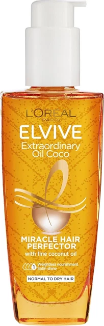 L'ORÉAL PARIS ELVIVE Extraordinary Coconut Oil Miracle Hair Serum ...