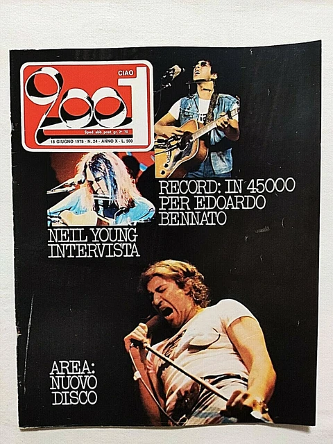 HELLO 2001 24-1978 Neil Young-Area-Jim Croce-Eric Burdon-Ivan Cattaneo ...
