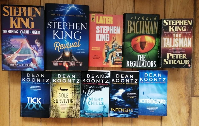 Stephen King And Dean Koontz 10 Book Bundle The Shining Talisman The Regulators £2299 Picclick Uk