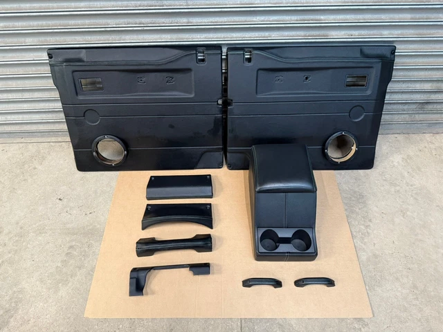 LAND ROVER DEFENDER Tdci Puma Leather Dashboard Parts Door Cards Cubby ...