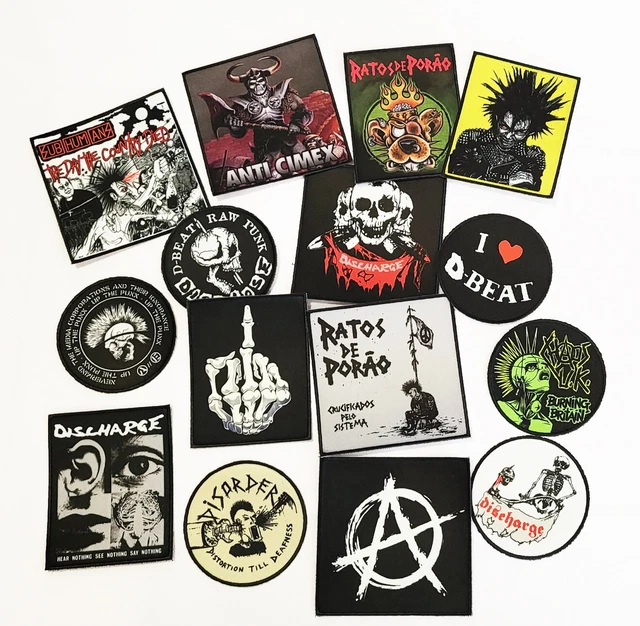PUNK PATCHES AUFBÜGELN Patch ROCK Hardcore Metallkruste Anarcho ...