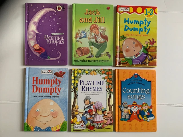 LADYBIRD BOOKS, VARIOUS Nursery Rhymes - Bundle of 6, All Glossy ...